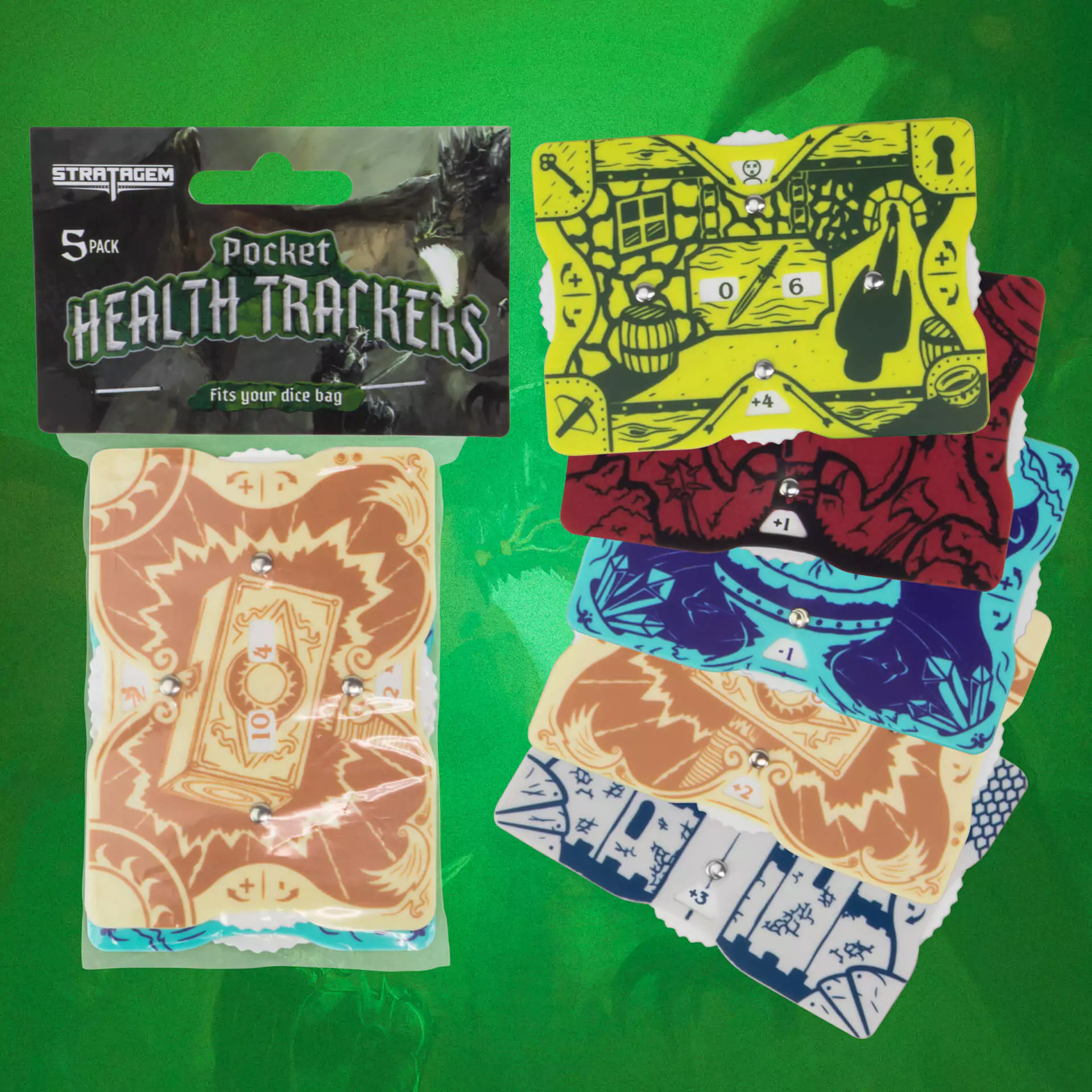 Health Trackers for TTRPG and TCG Gaming - Zack Marsh Design