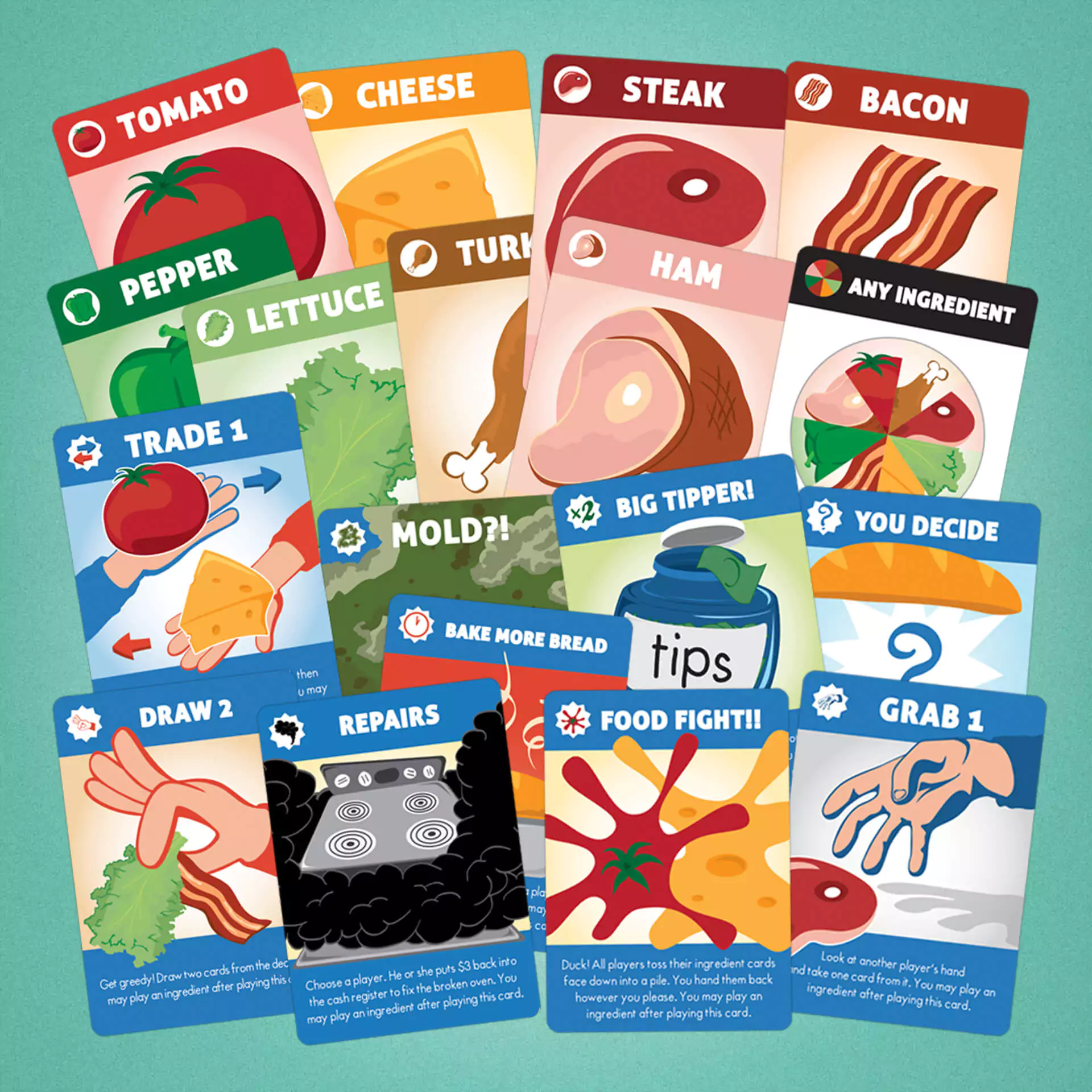 Sub Shop, A Sandwich-Building Game - Zack Marsh Design
